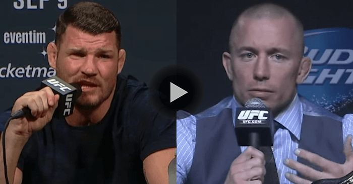 Bisping & GSP Come Face-To-Face for The First Time, And It's Going Down ...