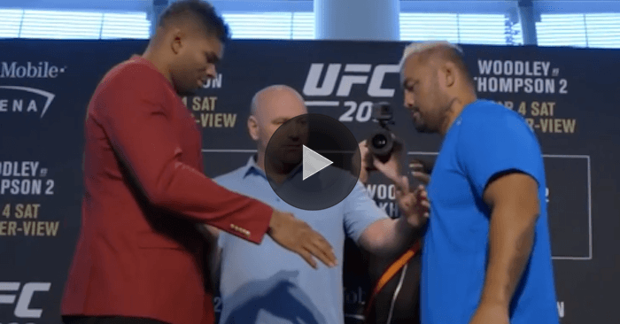 Hunt Shows No Respect For Overeem At Today's Intense Staredown! - MMA ...
