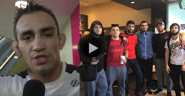 Ferguson Issues A Warning After Khabib & His Crew Surround Him - MMA ...