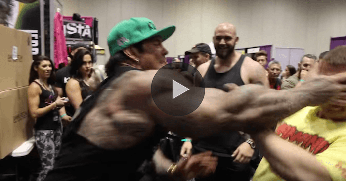 Celebrity Bodybuilder Stockton Slaps Disabled Internet Troll - MMA Imports