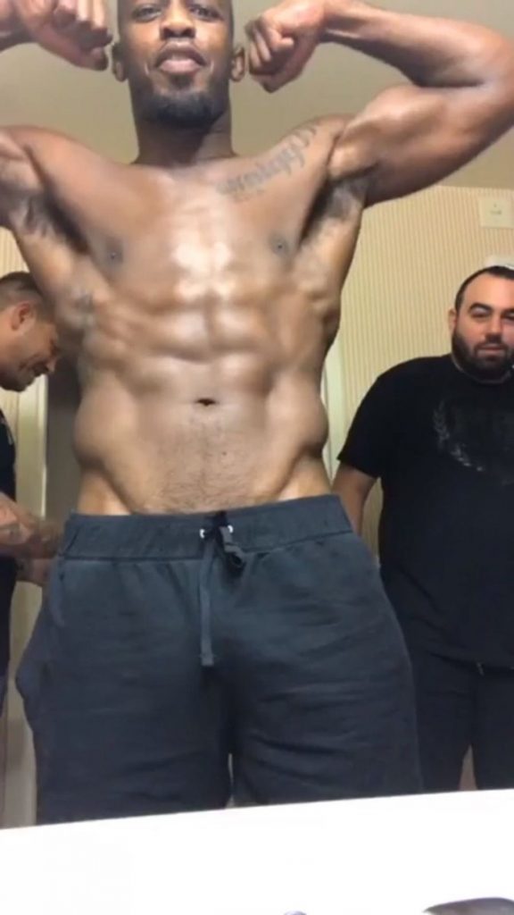 Shirtless Jon Jones Emerges Three Days Out From Fight Night, And He's ...