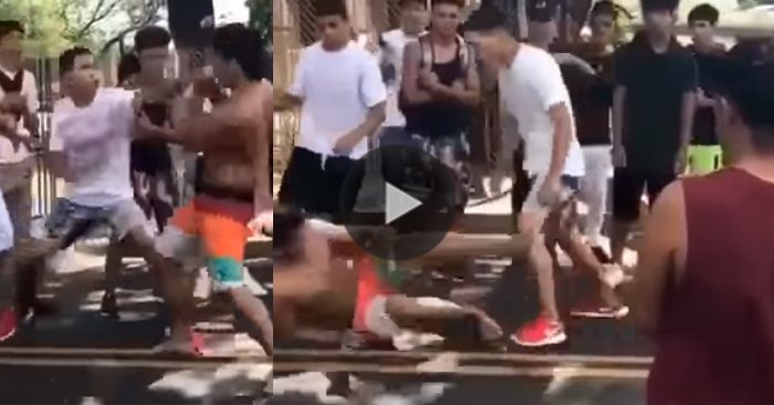 Watch What Happens When A Trained Boxer Fights A Man Who Thinks He can ...