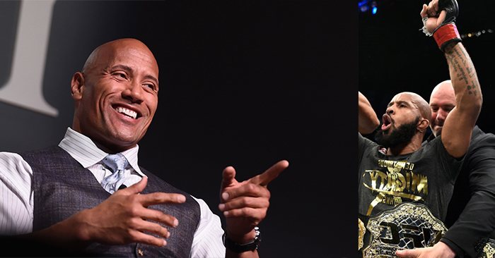 "The Rock" Reacts To Johnson's Record Breaking Win, Gives Him The ...