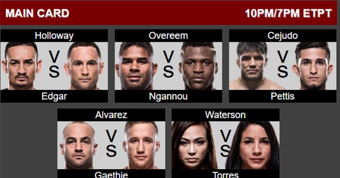 Stacked! The UFC 218 Fight Card Is Now Finalized - MMA Imports