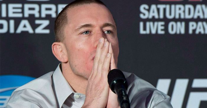 After Vacating A UFC Belt For The Second Time, GSP Holds Some ...