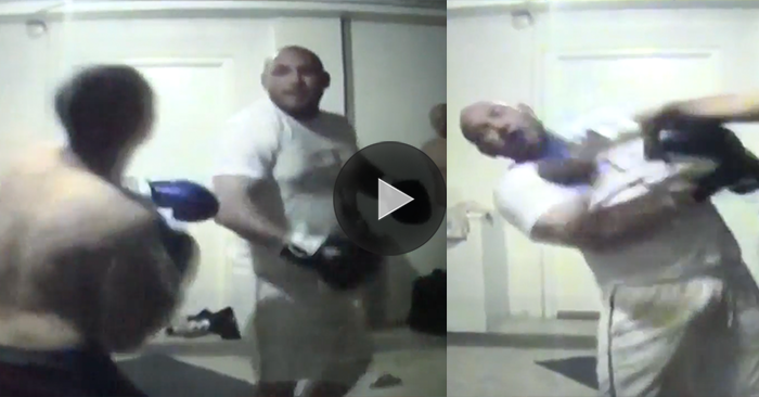 Dad Tries To Teach Son How To Box, Gets Knocked Out For It - MMA Imports