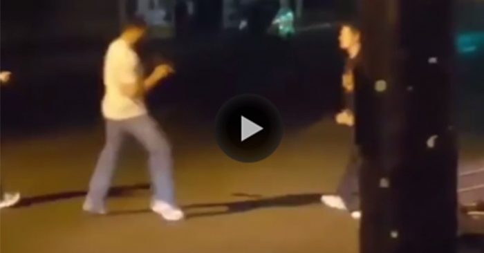 Pro Muay Thai / MMA Fighter Takes On Much Larger Drunken Street ...